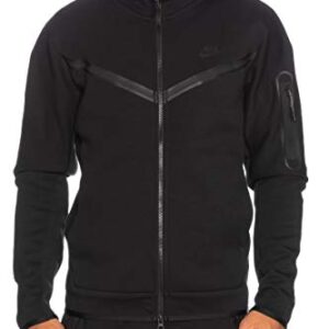 Nike Sportswear Tech Fleece Men's Full-Zip Hoodie (X-Large, Black)