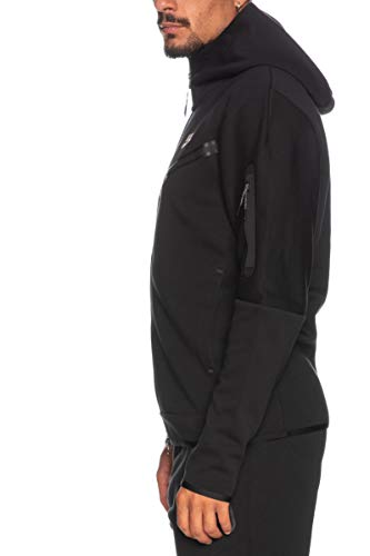 Nike Sportswear Tech Fleece Men's Full-Zip Hoodie (X-Large, Black)