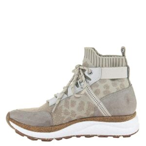 otbt women's hybrid high top sneakers - khaki - 8.5 m us