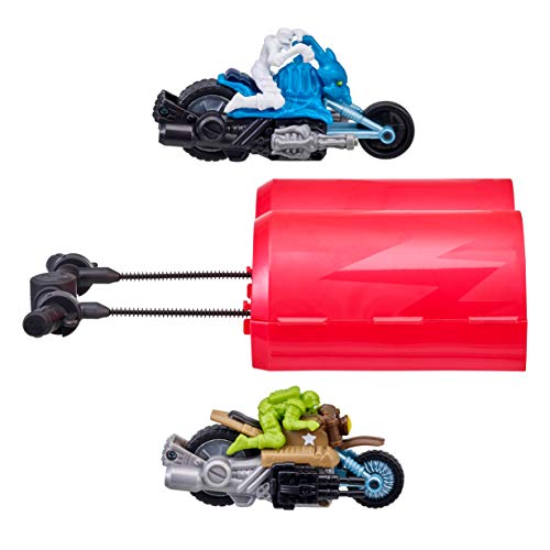 Boom City Racers - Motorbike - 2 Pack - Booms Bones Vs Gunna Getcha, Multicolor (40079)