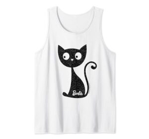 barbie halloween black cat tank top