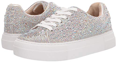 Betsey Johnson womens Sidny Sneaker, Rhinestone, 7.5 US