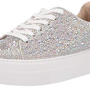 Betsey Johnson womens Sidny Sneaker, Rhinestone, 7.5 US