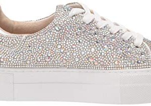 Betsey Johnson womens Sidny Sneaker, Rhinestone, 7.5 US