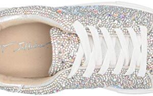 Betsey Johnson womens Sidny Sneaker, Rhinestone, 7.5 US