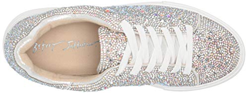 Betsey Johnson womens Sidny Sneaker, Rhinestone, 7.5 US