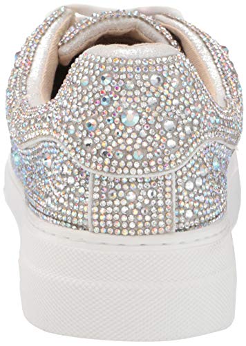 Betsey Johnson womens Sidny Sneaker, Rhinestone, 7.5 US