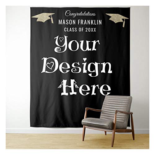 Personalized Graduation Party Backdrop Photo Prop Vertical Tapestry,Custom Trendy Wedding Party|Bridal Shower Booth Backdrop,Birthday|Family Memories Personalized Photo Collage Tapestry Colorful