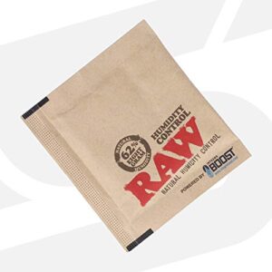 RAW X Integra 8GM 62% Humidity Packs | 62% RH Humidity Control | Keep Your Cigars or Prerolled Cigarettes Fresh | 60 Total Humidifying Packs