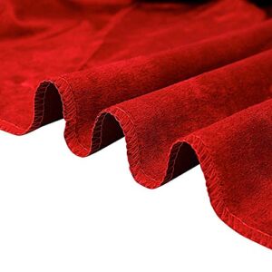 BalsaCircle 8 feet x 8 feet Wine Velvet Backdrop Curtain - Wedding Ceremony Reception Home Party Events Photo Booth Home Decorations