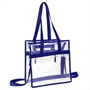 bags for less clear bag stadium approved tote with handles double zippers adjustable shoulder straps