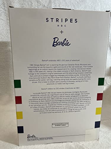 Hudson's Bay HBC Stripes 2020 for Barbie Doll