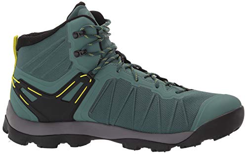 KEEN Men's Venture Mid Height Waterproof Hiking Boots, Blue Spruce/Evening Primrose, 14