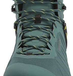 KEEN Men's Venture Mid Height Waterproof Hiking Boots, Blue Spruce/Evening Primrose, 14