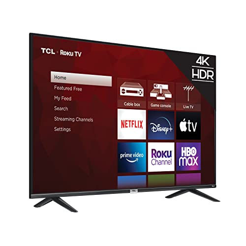 TCL 65-inch Class 4-Series 4K UHD HDR Smart Roku TV – 65S435, 2021 Model, Black