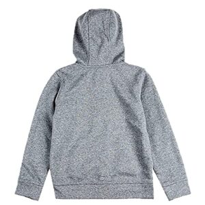 Nike Boy's Club Fleece Full Zip Hoodie (Little Kids) Carbon Heather 5 Little Kid