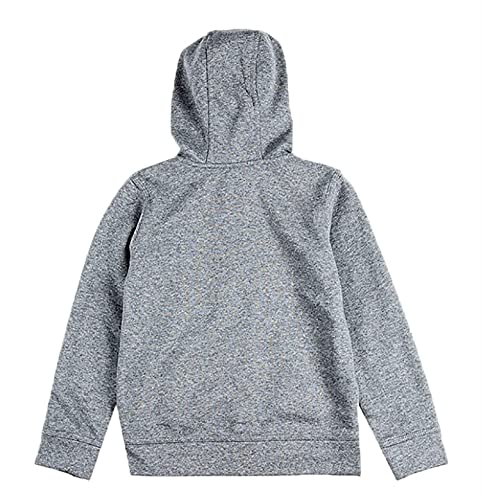 Nike Boy's Club Fleece Full Zip Hoodie (Little Kids) Carbon Heather 5 Little Kid