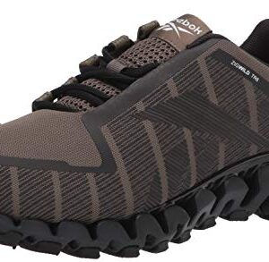 Reebok mens Zigwild 6 Trail Running Shoe, Army Green/Black/White, 7.5 US