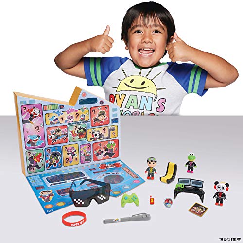 Ryan's World Super Spy Ryan Golden Console, 13 surprises inside, Kids Toys for Ages 3 Up by Just Play