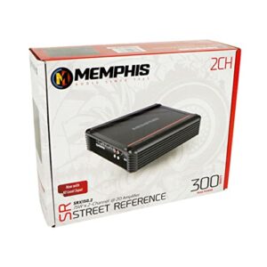 Memphis Audio SRX150.2 Street Reference Series 2-Channel Amplifier - 75 x 2 RMS at 2-Ohms