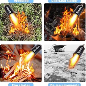 Propane Torch Weed Burner,Blow Torch,High Output 500,000 BTU,Flamethrower with Turbo Trigger Push Button Igniter and 9.8 FT Hose,for burning weeds,Roof Asphalt, ice snow,Road Marking,Charcoal