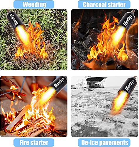 Propane Torch Weed Burner,Blow Torch,High Output 500,000 BTU,Flamethrower with Turbo Trigger Push Button Igniter and 9.8 FT Hose,for burning weeds,Roof Asphalt, ice snow,Road Marking,Charcoal