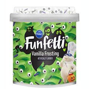 HALLOWEEN PILLSBURY FUNFETTI CAKE MIX AND Halloween FUNFETTI VANILLA FROSTING BUNDLE