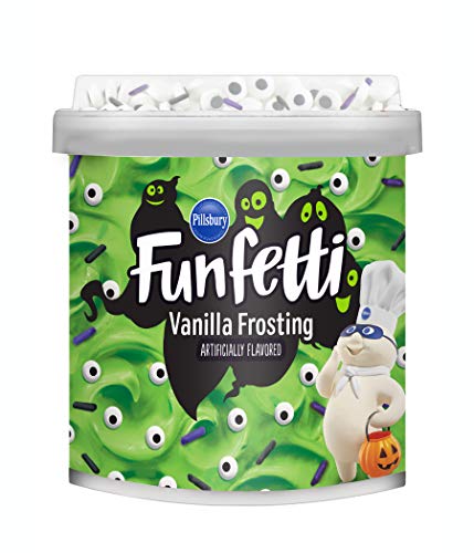 HALLOWEEN PILLSBURY FUNFETTI CAKE MIX AND Halloween FUNFETTI VANILLA FROSTING BUNDLE