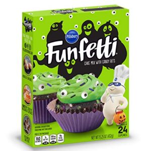 HALLOWEEN PILLSBURY FUNFETTI CAKE MIX AND Halloween FUNFETTI VANILLA FROSTING BUNDLE