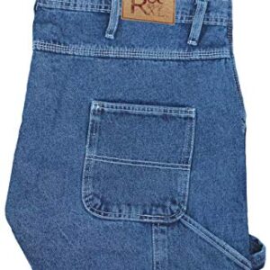 ROCXL Big & Tall Men's Carpenter Jeans (Medium Blue, 56 X 32)