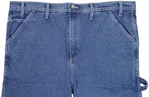 ROCXL Big & Tall Men's Carpenter Jeans (Medium Blue, 56 X 32)