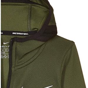 Nike Little Boys Dri-FIT Therma Full Zip Logo Hoodie (O(86E450-X34)/B, 7 Years)