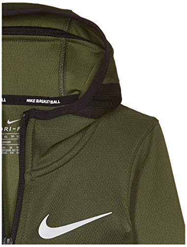 Nike Little Boys Dri-FIT Therma Full Zip Logo Hoodie (O(86E450-X34)/B, 7 Years)