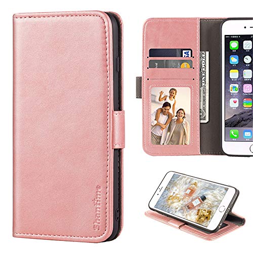 Infinix Smart 5 Case, Leather Wallet Case with Cash & Card Slots Soft TPU Back Cover Magnet Flip Case for Infinix Smart 5