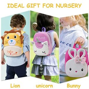 Toddler Backpack for Boys, ChaseChic Cute Cartoon Mini Plush Lightweight Soft Baby Backpack, Daycare backpack, Lion