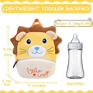 Toddler Backpack for Boys, ChaseChic Cute Cartoon Mini Plush Lightweight Soft Baby Backpack, Daycare backpack, Lion