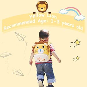 Toddler Backpack for Boys, ChaseChic Cute Cartoon Mini Plush Lightweight Soft Baby Backpack, Daycare backpack, Lion