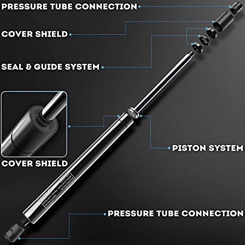 A-Premium Front Hood Lift Supports Shock Struts Compatible with Volvo S60 2011-2017 S60 Sedan Cross Country 2016-2017 V60 2015-2017 Wagon 2-PC Set