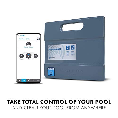 Aquabot Elite Pro Robotic Pool Cleaner with Bluetooth, Massive Top-Load Cartridge Filters, Dual Brushes, and App