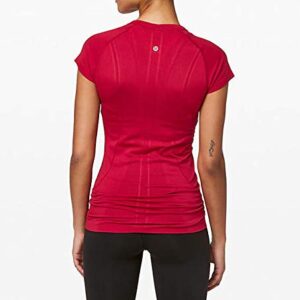 Lululemon Swiftly Tech Short Sleeve Crew (Dark Red, 6)