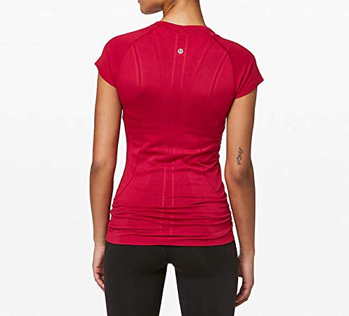 Lululemon Swiftly Tech Short Sleeve Crew (Dark Red, 6)