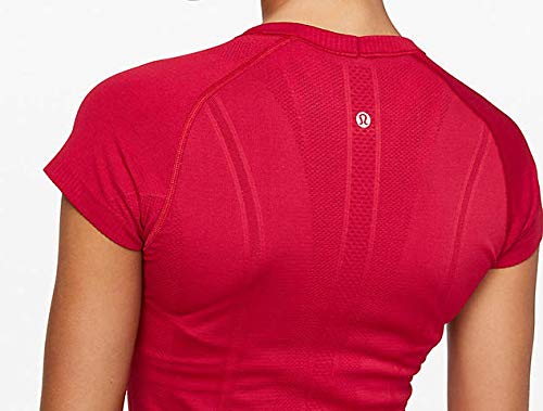 Lululemon Swiftly Tech Short Sleeve Crew (Dark Red, 6)