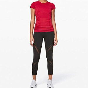 Lululemon Swiftly Tech Short Sleeve Crew (Dark Red, 6)