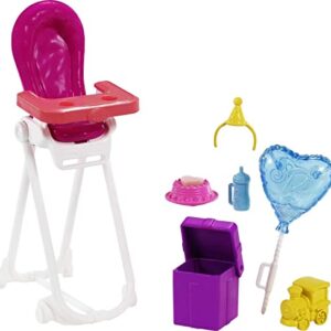 Barbie Skipper Babysitters Inc. Dolls & Playset with Babysitting Skipper Doll, Color-Change Baby Doll, High Chair & Party-Themed Accessories for Kids 3 to 7 Years Old