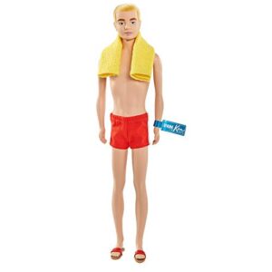 Barbie Signature Ken 60th Anniversary Vintage Doll Reproduction (12-inch) with Silkstone Body and Wrist Tag, for the Adult Collector