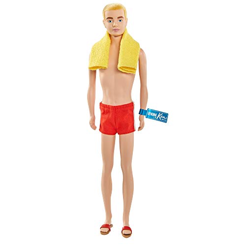 Barbie Signature Ken 60th Anniversary Vintage Doll Reproduction (12-inch) with Silkstone Body and Wrist Tag, for the Adult Collector