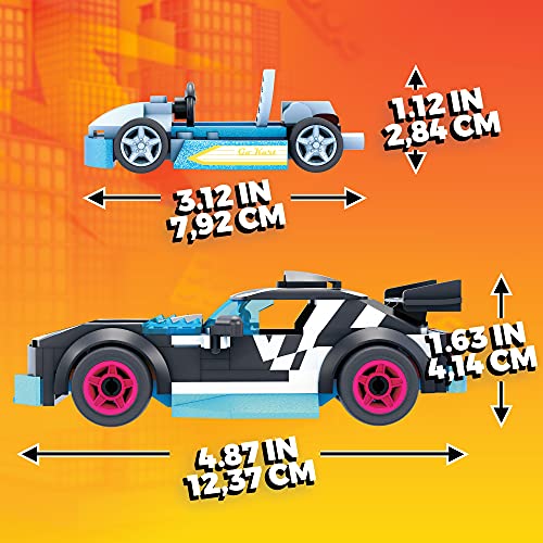 Hot Wheels Mega Construx Track Ripper and Kart Construction Set, Building Toys for Kids 5 Years and Up