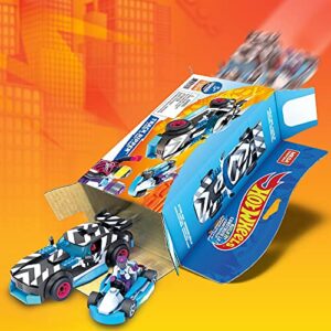 Hot Wheels Mega Construx Track Ripper and Kart Construction Set, Building Toys for Kids 5 Years and Up