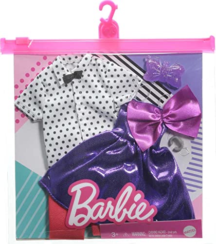 Barbie Fashion Pack with 1 Outfit & 1 Accessory Doll & 1 Each for Ken Doll, Gift for 3 to 8 Year Olds