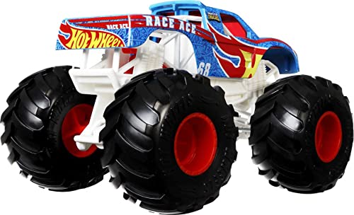 Hot Wheels Monster Trucks Oversized Race Ace 1:24 Scale Die-Cast Toy Truck